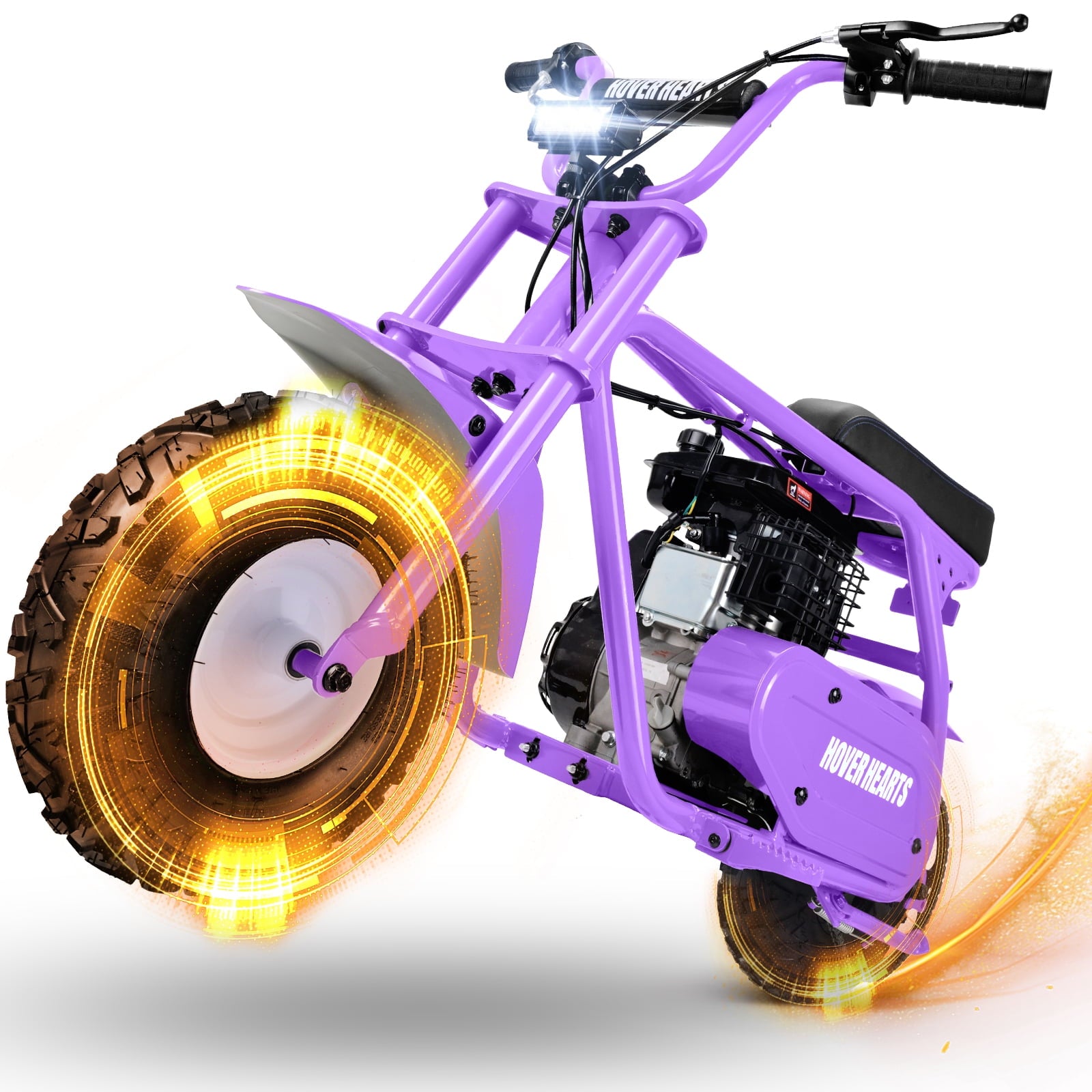 Aoemoe 4-Stroke 99cc Mini Dirt Bike, Purple– AOEMOE