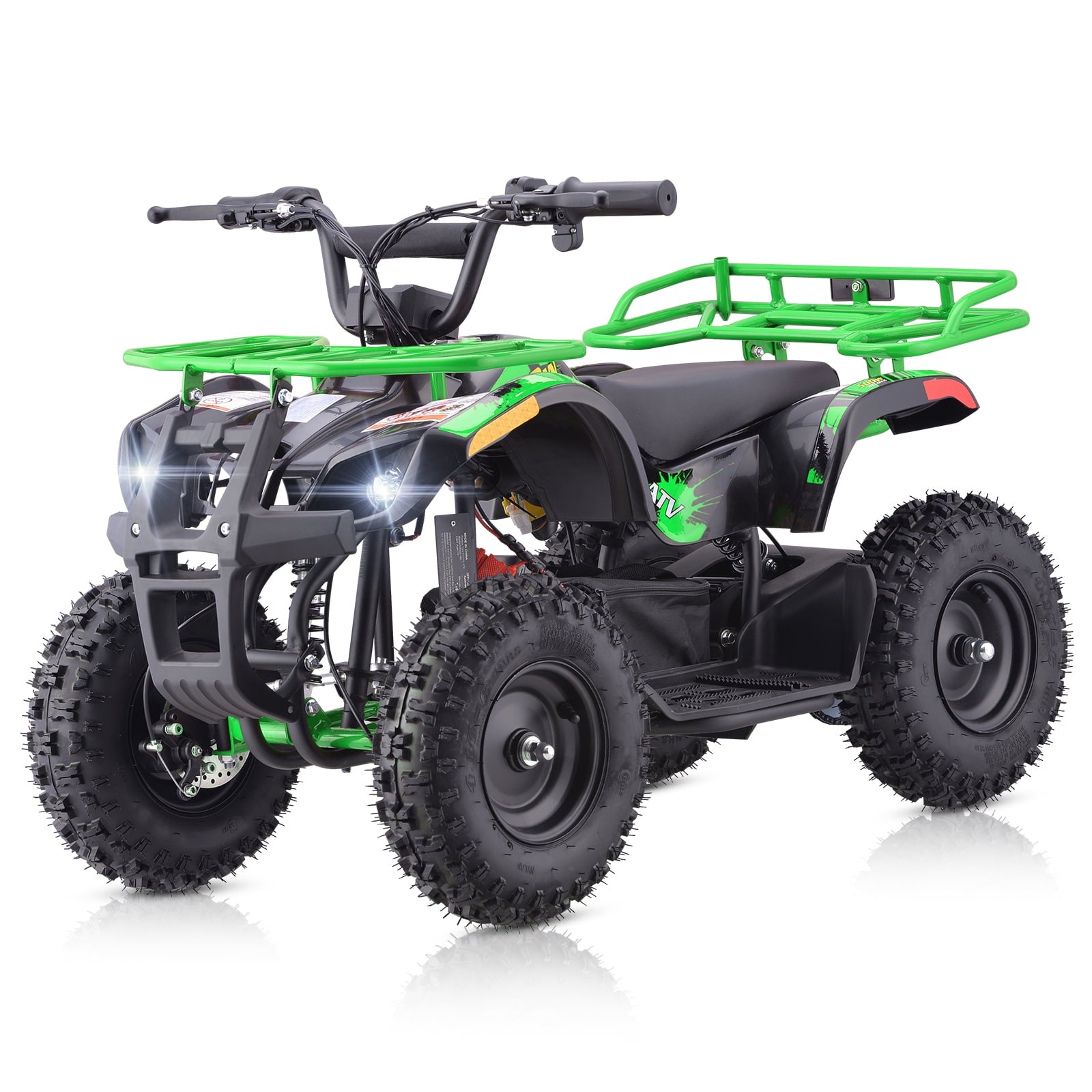 Aoemoe 500W 36V Battery-Powered Ride-On Off-Road 4-Wheeler – 15 Mile R ...