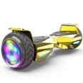Tcdjtc Flash Wheel Hoverboard 6" Bluetooth Speaker with LED Light Self ...